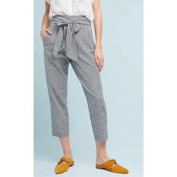 Cartonnier | Pants & Jumpsuits | Cartonnier Anthropologie Gingham Toe ...